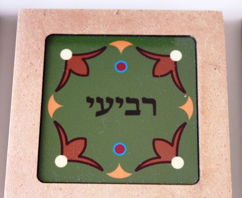 Chaguta - Torah Reading Cards - Torah reading cards-Green & Black