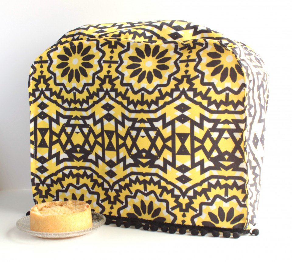 Chaguta - Mixer Covers - Mixer cover-Yellow with flowers